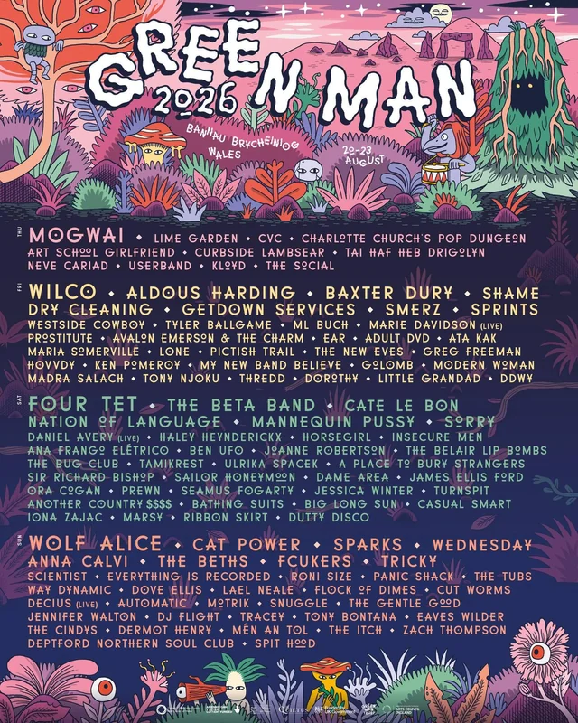 Green Man Festival 2026 Unveils Major Line-Up for Sold-Out Return to ...